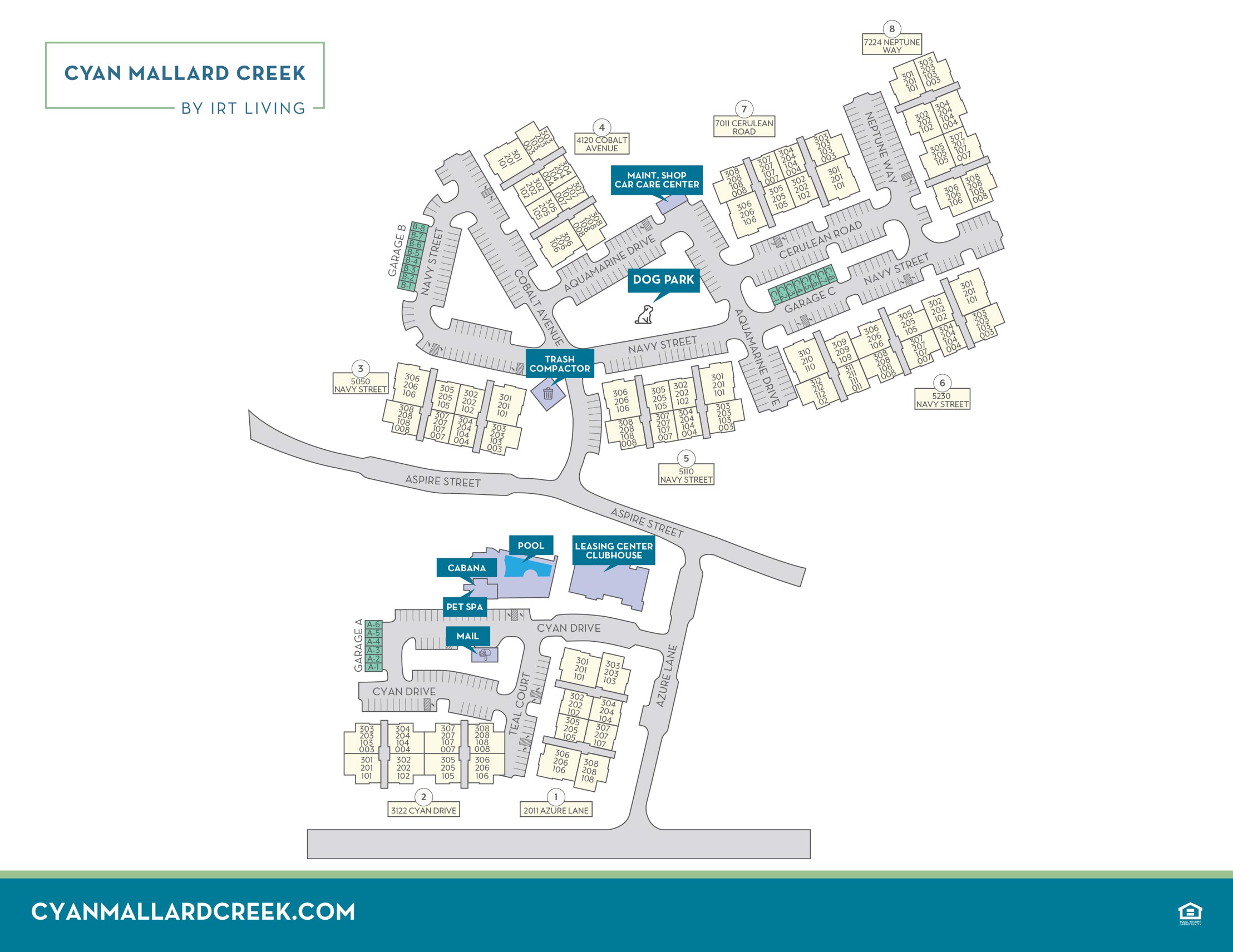 Cyan Mallard Creek | Pet-Friendly Apartments in University City ...